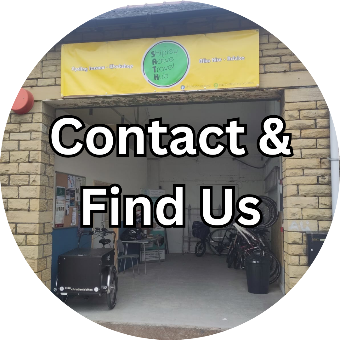 Promoting cycling, walking, wheeling and scooting in and around Shipley.